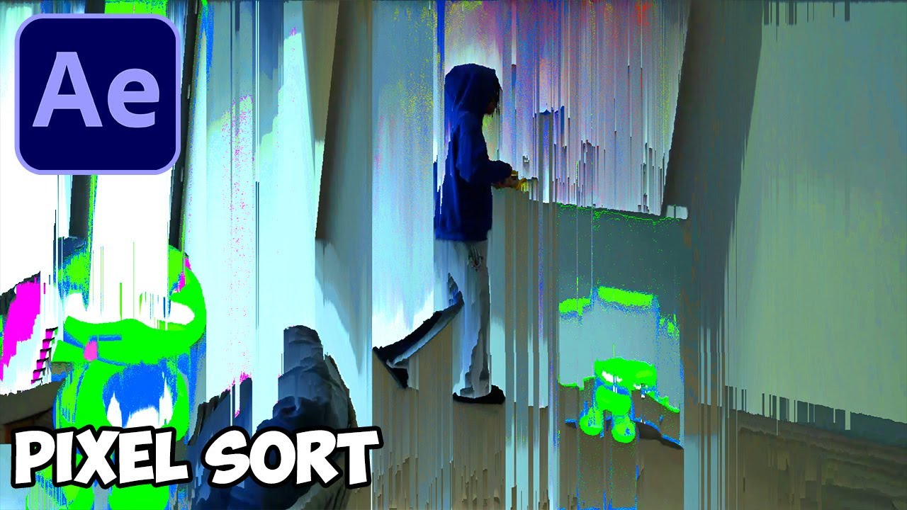 Easy Pixel Sort Effect After Effects Youtube
