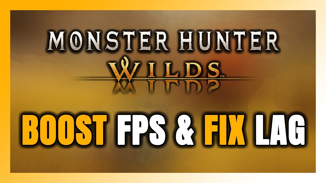 How to BOOST FPS and FIX LAG in Monster Hunter Wilds! Optimization ...