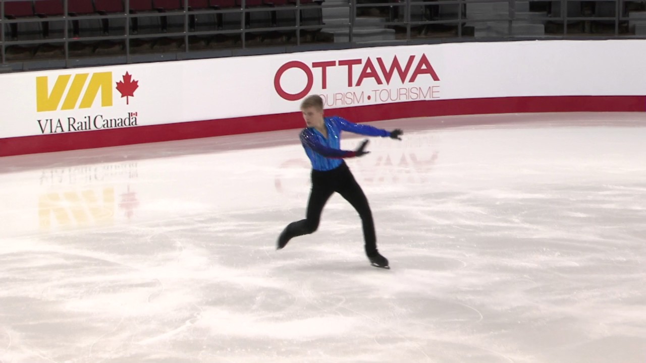 Conrad ORZEL - Junior Men Short - CTNSC17 - YouTube