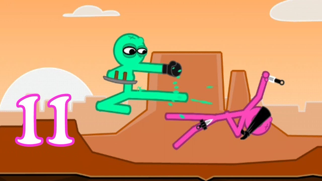 STICKMAN FIGHTER - Walkthrough Gameplay Part 11 (iOS Android) - YouTube