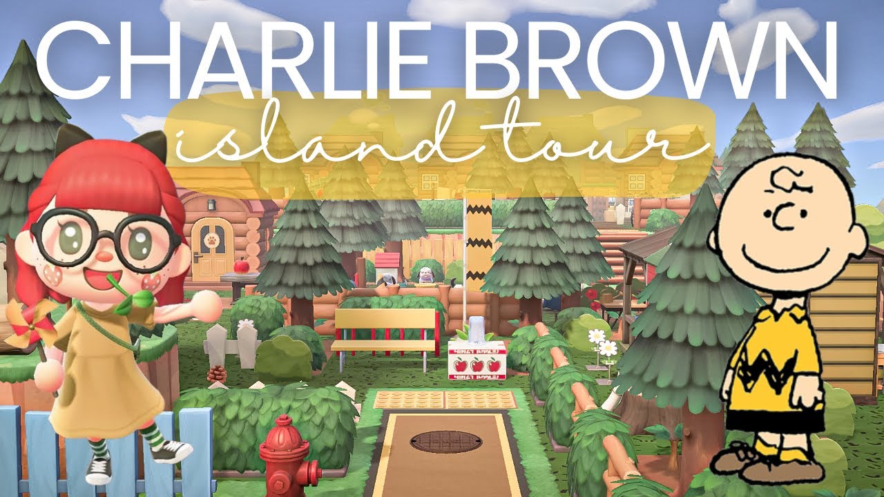 PEANUTS! Charlie Brown Island Tour | Animal Crossing New Horizons ACNH ...