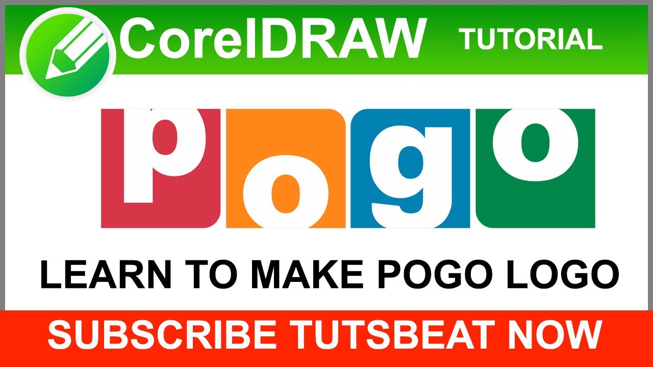 logo design tutorial | Logo design in coreldraw | Pogo logo| |design ...