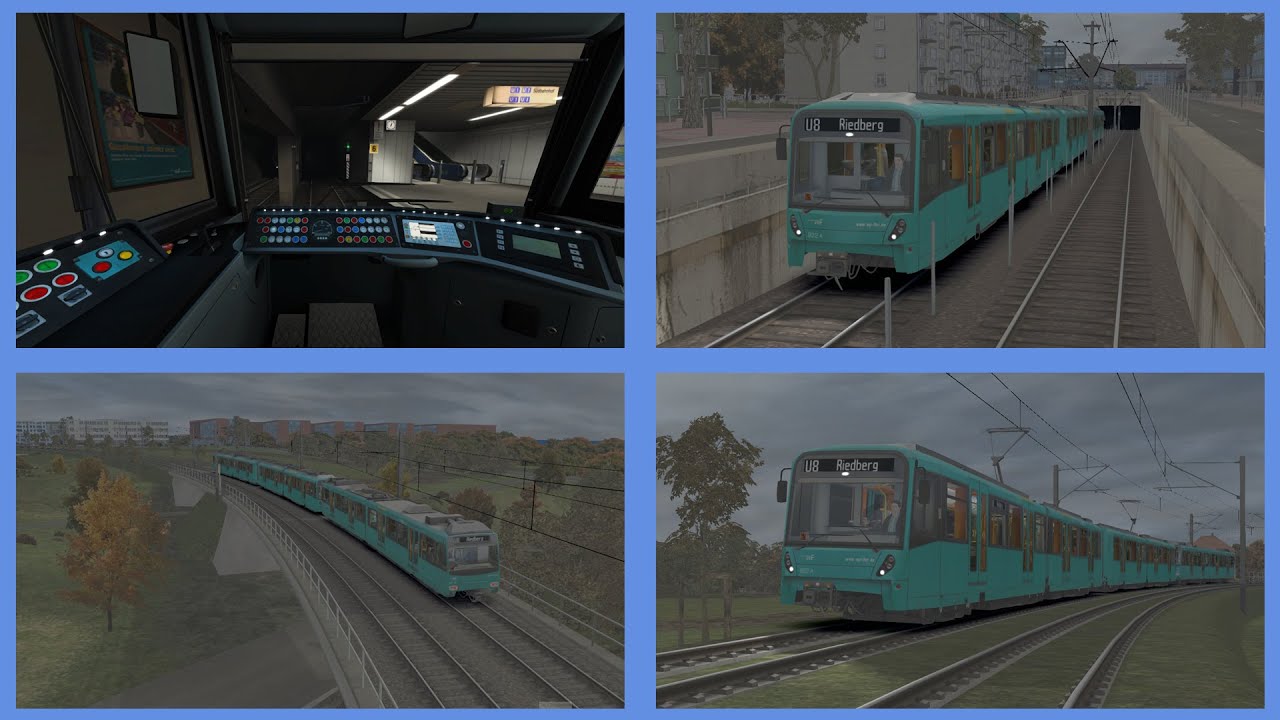 Train Simulator 2022 - U-Bahn Frankfurt 2 | U5-50 and U4 wagen - Line ...