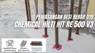 Pasang Chemical Besi Rebar D19 Untuk Kolom Beton | Doovi