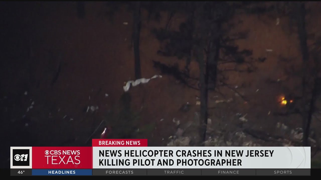 News helicopter crashes in New Jersey killing pilot and photographer ...