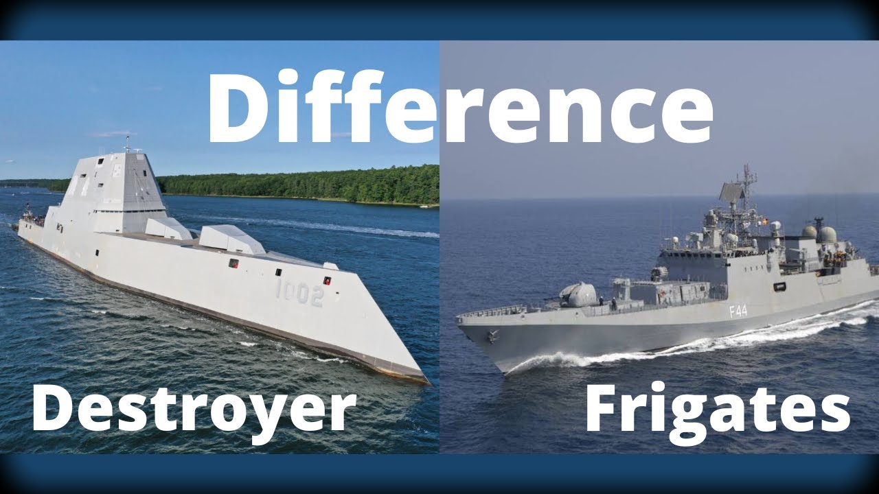 The Difference between Frigate and Destroyers | अंतर् समझें | In Hindi ...
