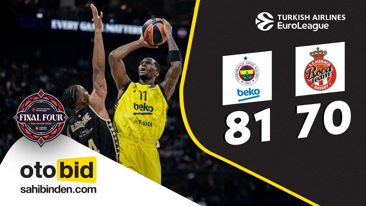 🏆ŞAMPİYON FENERBAHÇE BEKO | Fenerbahçe Beko - Monaco (81-70) - Maç ...