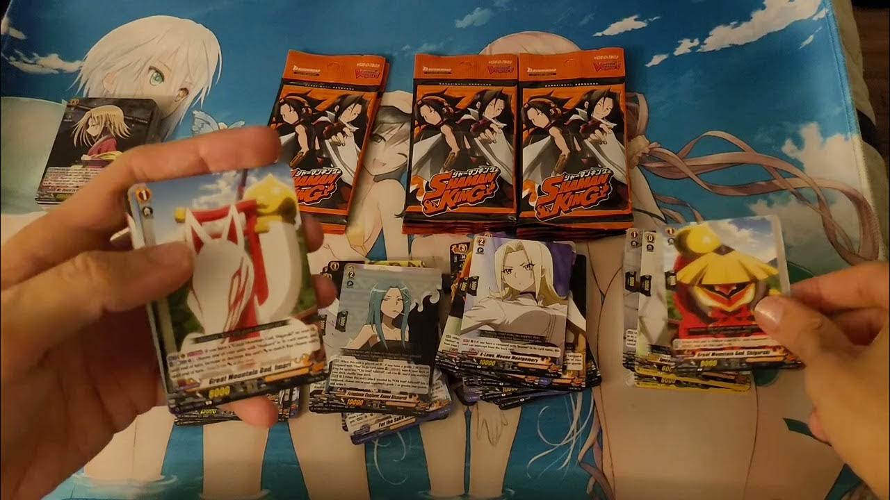 Cardfight Vanguard D-BT03 Title Booster Shaman King Sneak Peek Kit - YouTube