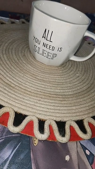 How to make table mat/table mat kaise banaye #subscribe #diy #craft ...