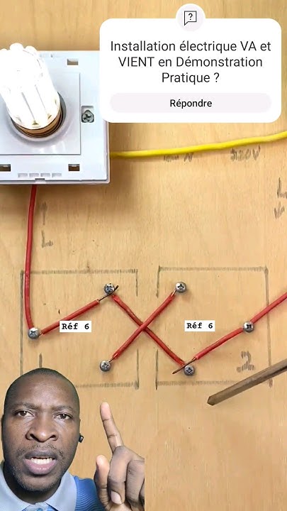 Installation électrique VA et VIENT en Démonstration Pratique #électricité #wiring #énergie # ...