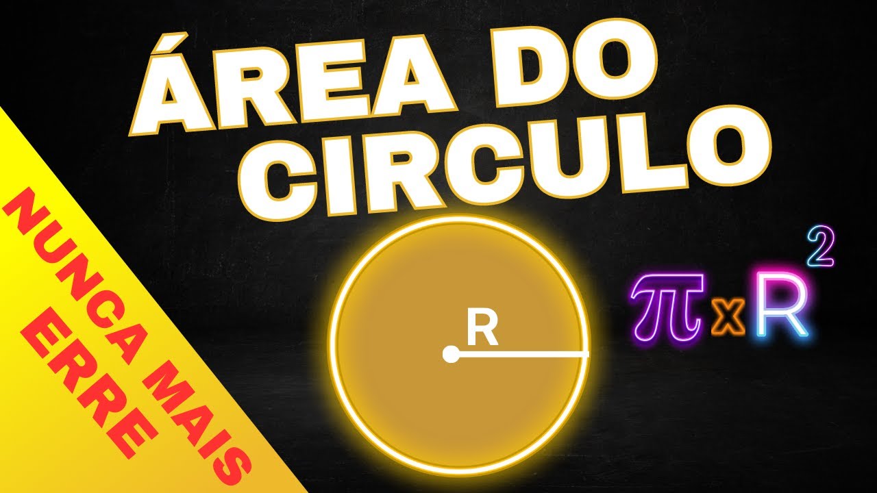 AREA DO CIRCULO: como calcular a area do circulo - YouTube