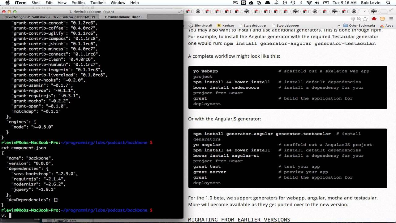 Yeoman 10 Backbone Requirejs Video 1 Youtube