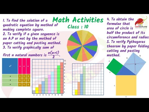 CBSE MATH LAB ACTIVITIES CLASS 10 - YouTube