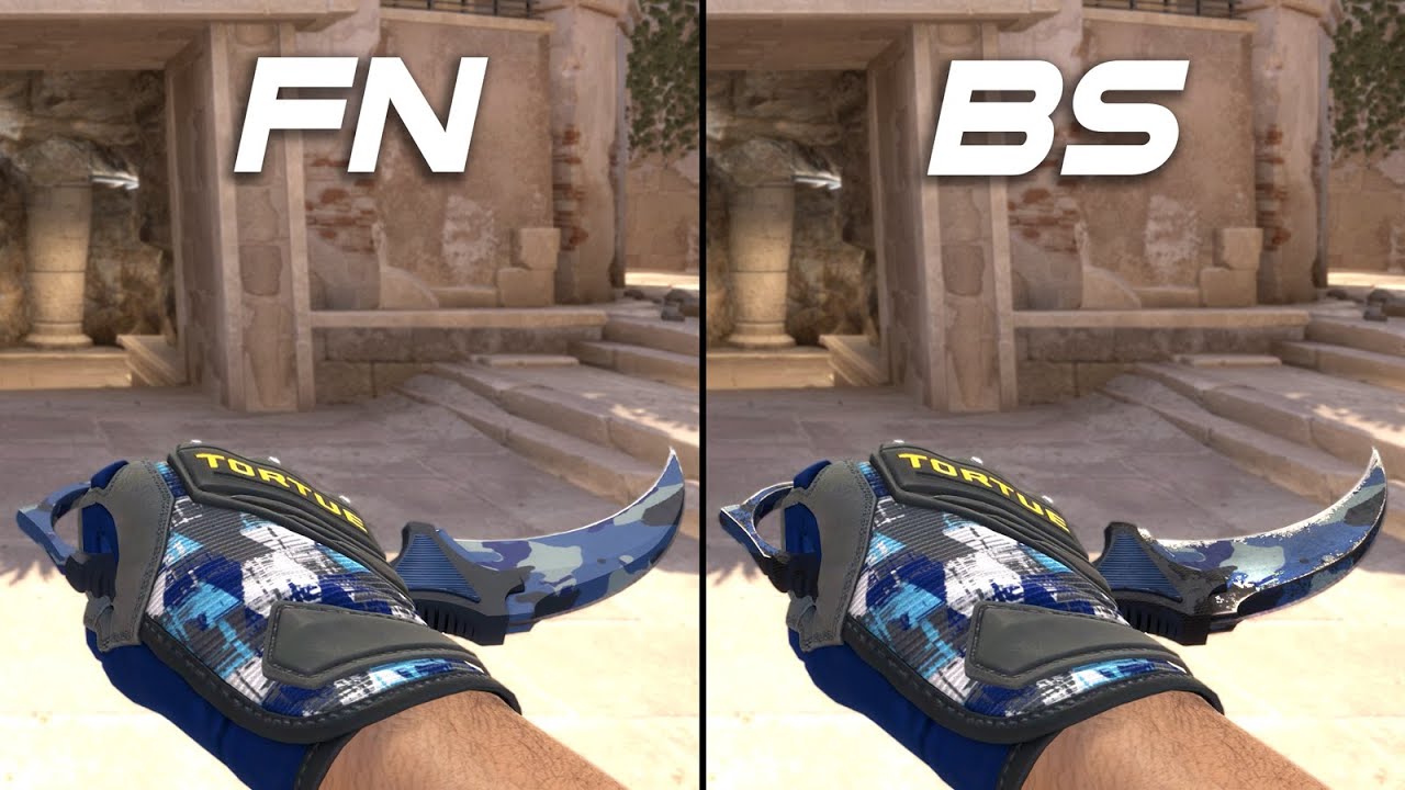 CSGO ★ Karambit | Bright Water - Skin showcase all floats [4K60FPS ...