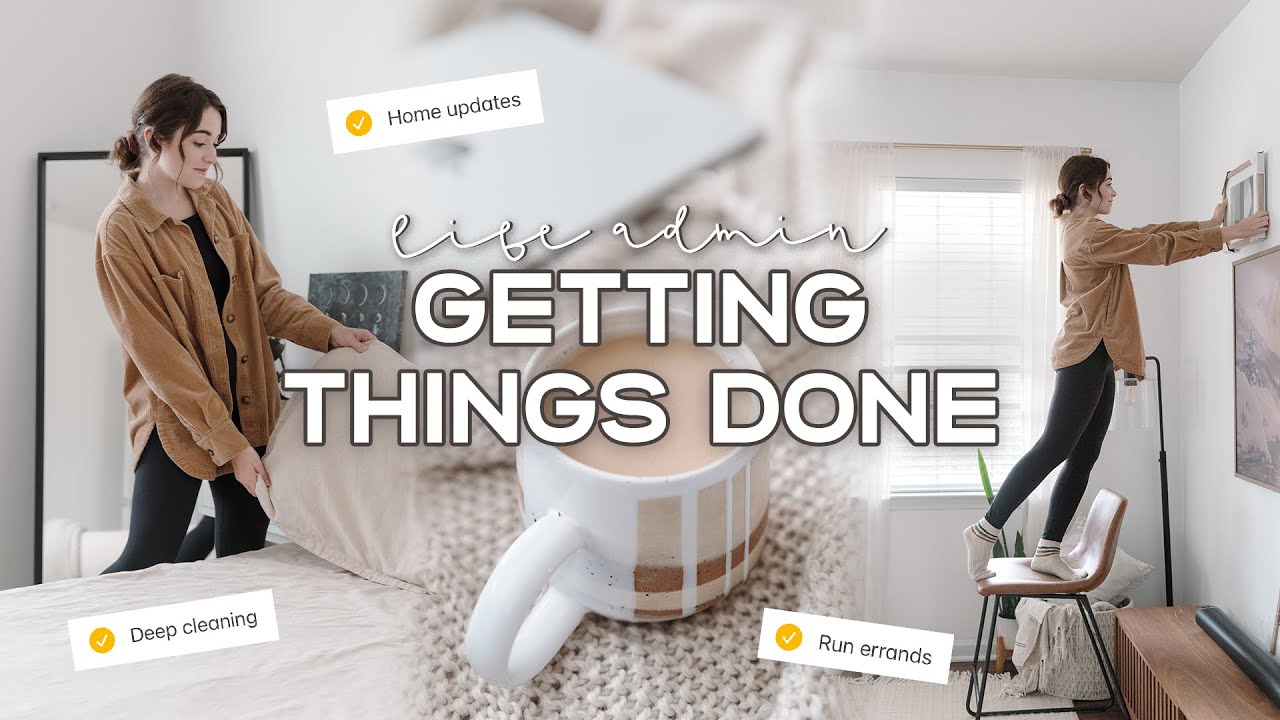 Productive LIFE ADMIN DAY 📝 | Ticking Off To-Do’s, Running Errands ...