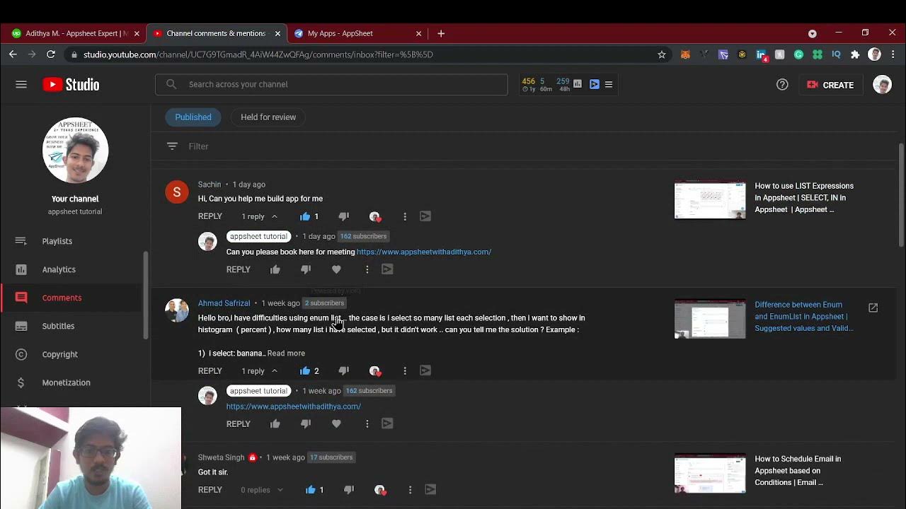 How to create Login Page in Appsheet | Signup in Appsheet using User Settings | Comments based ...