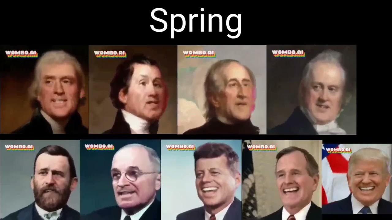 U.S presidents sing random songs based on in which season they were ...