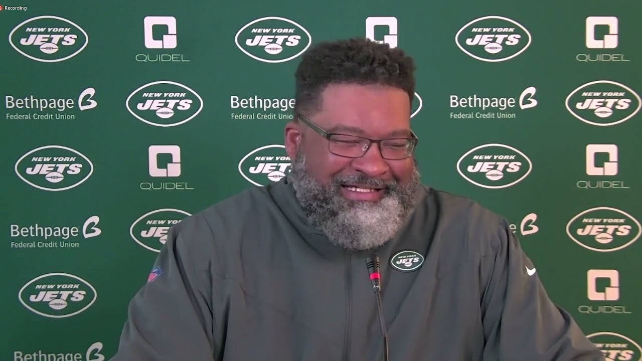 Interim Head Coach Ron Middleton Press Conference | The New York Jets ...