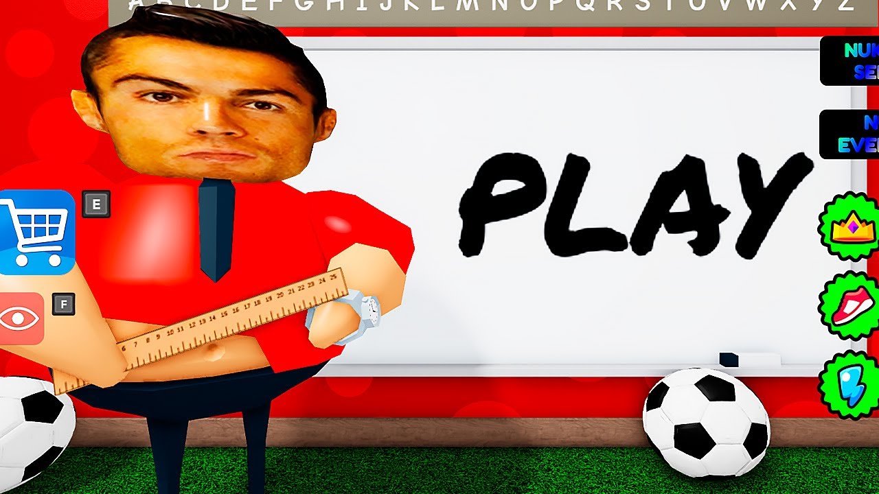 MR. RONALDO FOOTBALL PRISON SCHOOL OBBY ROBLOX - YouTube