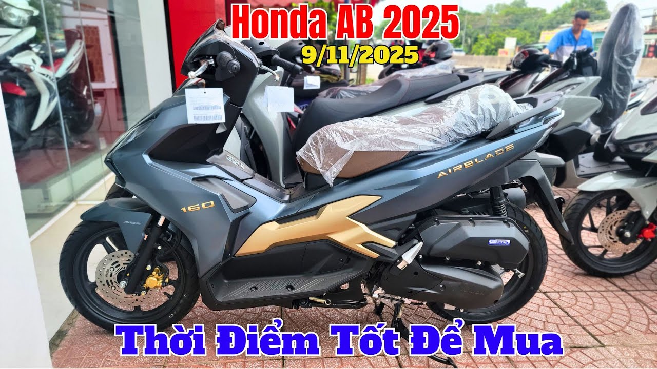 Air Blade 2025 - Giá Xe Honda AB 125 , AB 160 Mới Nhất 9/11/2025 - YouTube