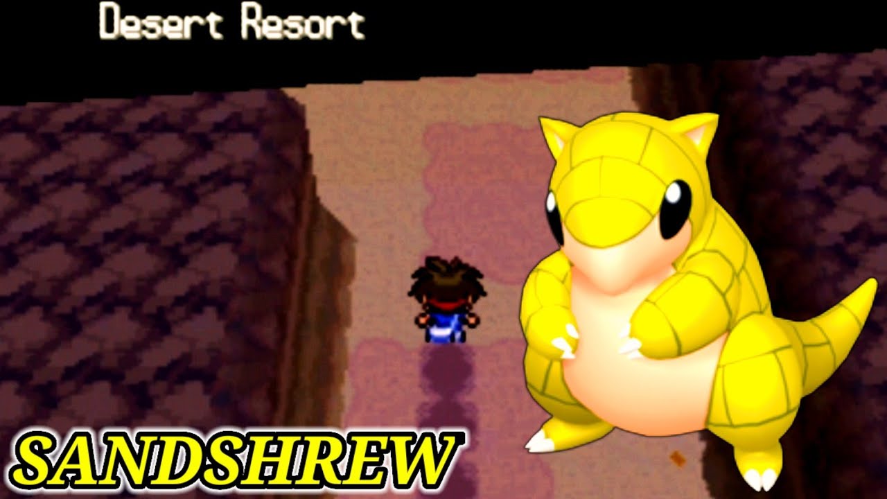 How to catch a sandshrew in pokemon black 2 & white 2. where to find a ...