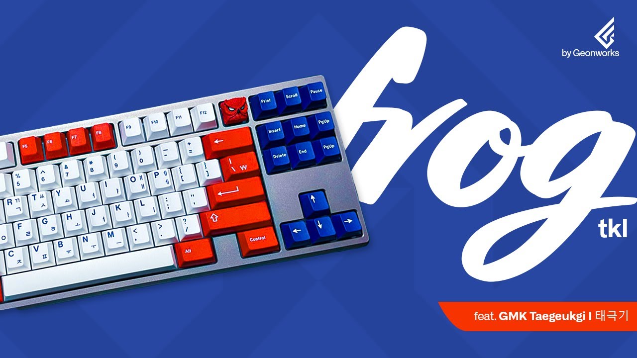 FROG TKL by GeonWorks - Mid game keyboard, high end feel - YouTube