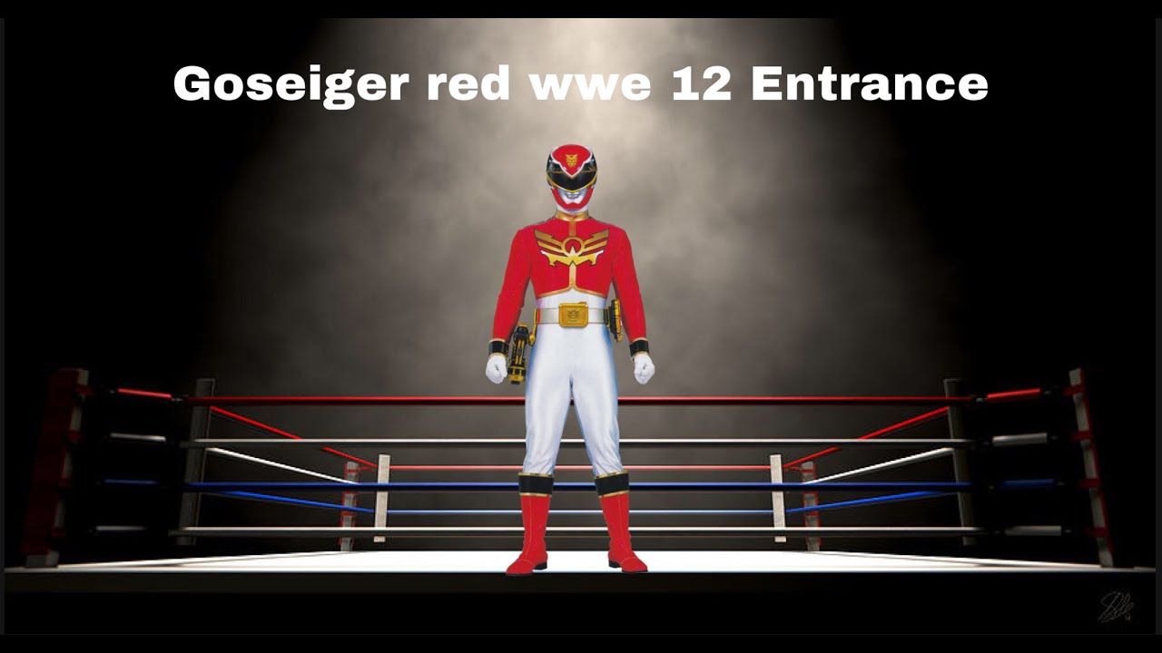 Goseiger red wwe 12 entrance - YouTube
