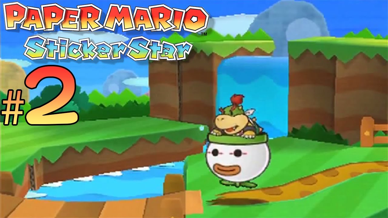 Paper Mario: Sticker Star - World 1-1 - Warm Fuzzy Plains - Part 2 [3DS ...