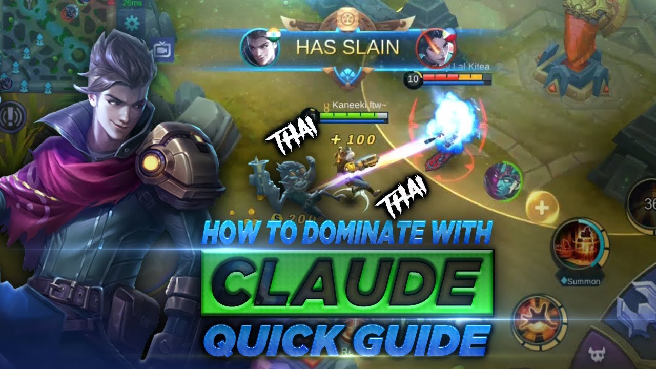 "Learn to dominate in 2 mins !! "- CLAUDE GUIDE | BUILDS ,TIPS & TRICKS ...