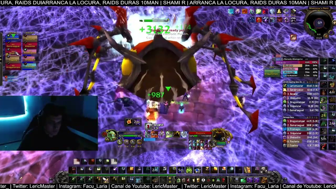 Maexxna | Resto Shaman PoV WOTLK | NAXXRAMAS 10M | 89% PARSE - YouTube