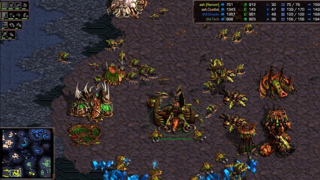 StarCraft Remastered 스타크래프트 리마스터 Zerg & Terran vs Terran & Protoss スター ...