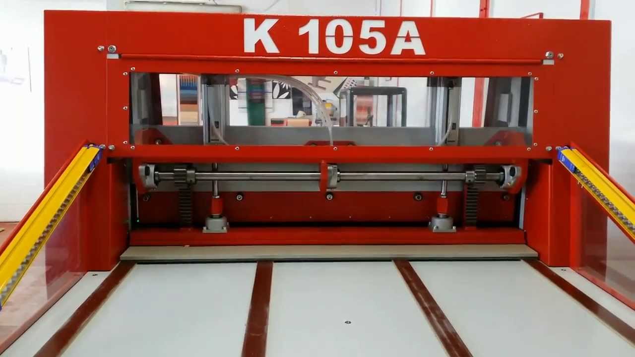 Kappa srl - Texitile pinking machine - New 105 Automatic - YouTube