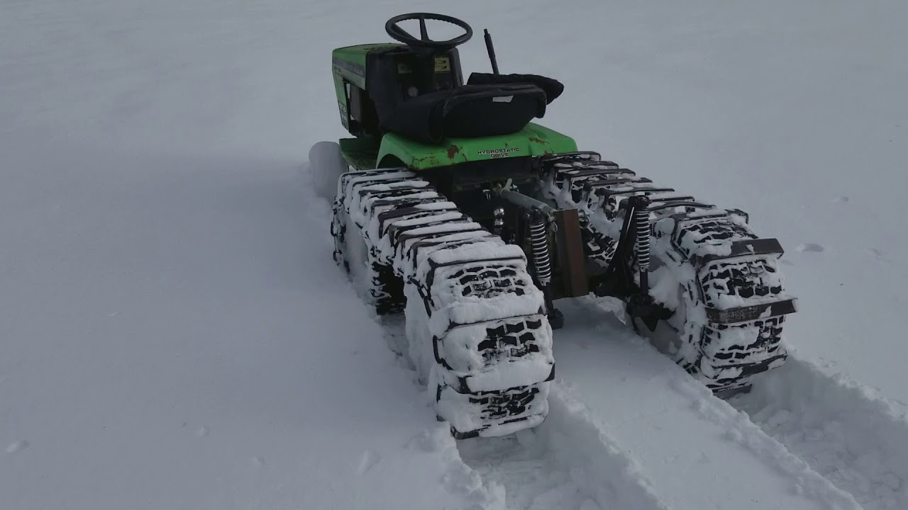 Half Track-tor near complete! - YouTube