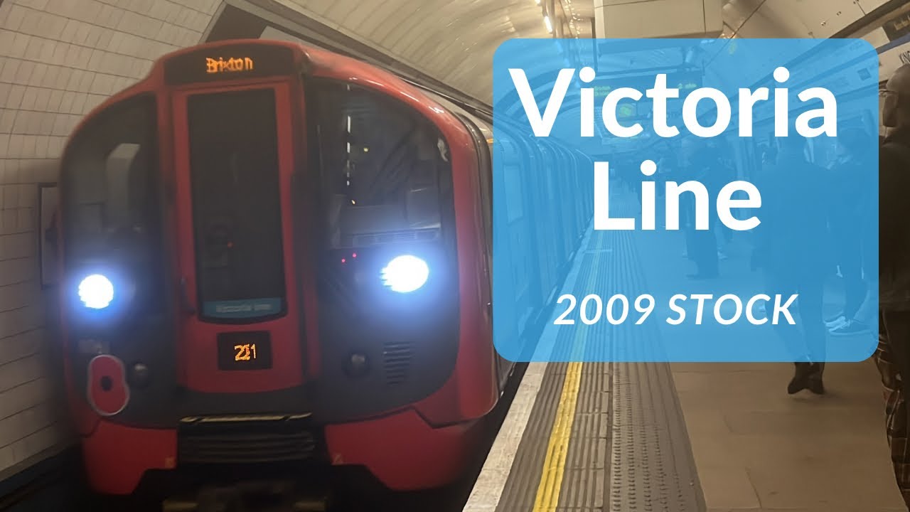 Victoria Line 2009 stock London Underground train - YouTube