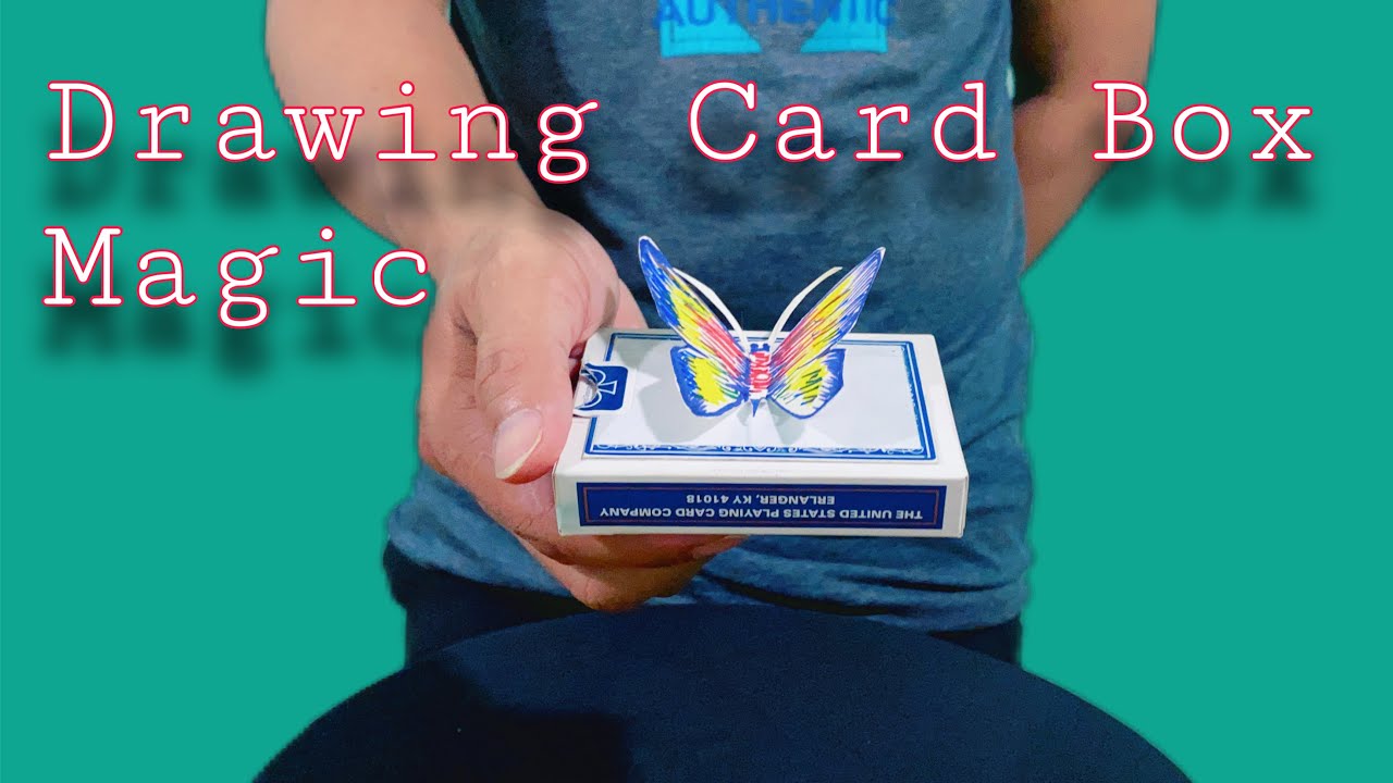 Drawing Card Box Magic Gimmick Tutorial - YouTube