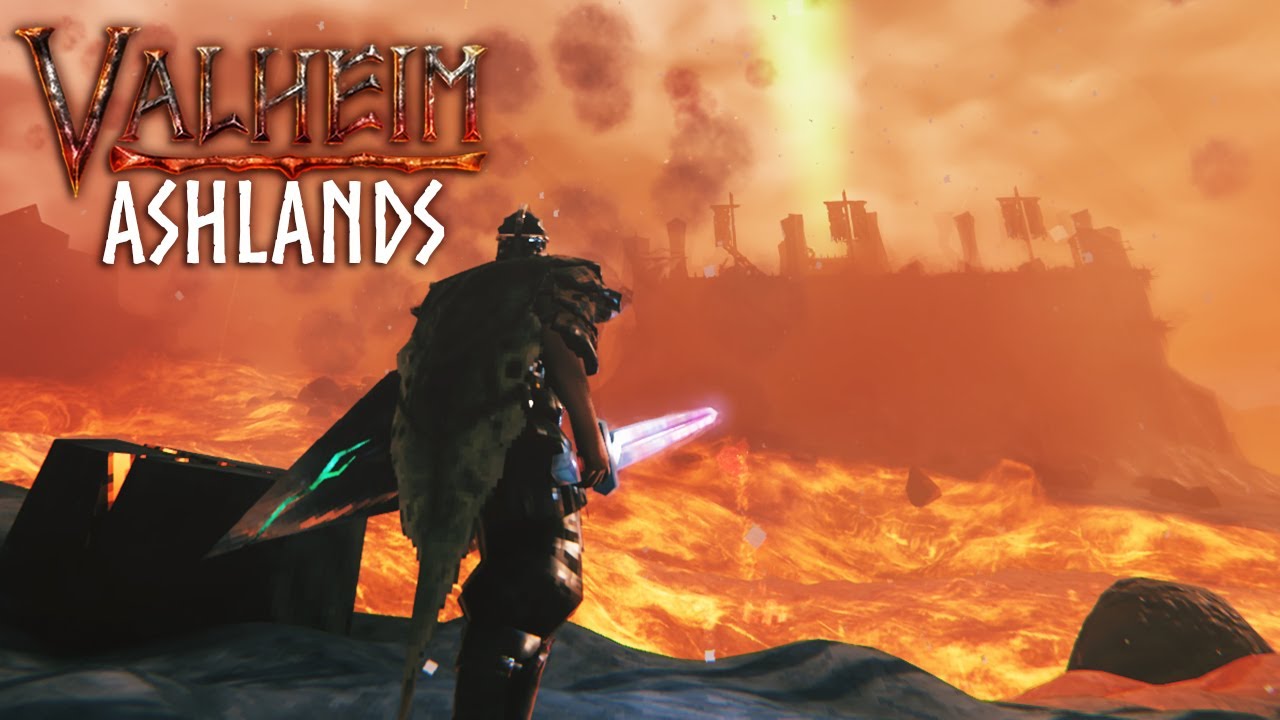 Entering the Charred Fortress - Valheim Ashlands - YouTube
