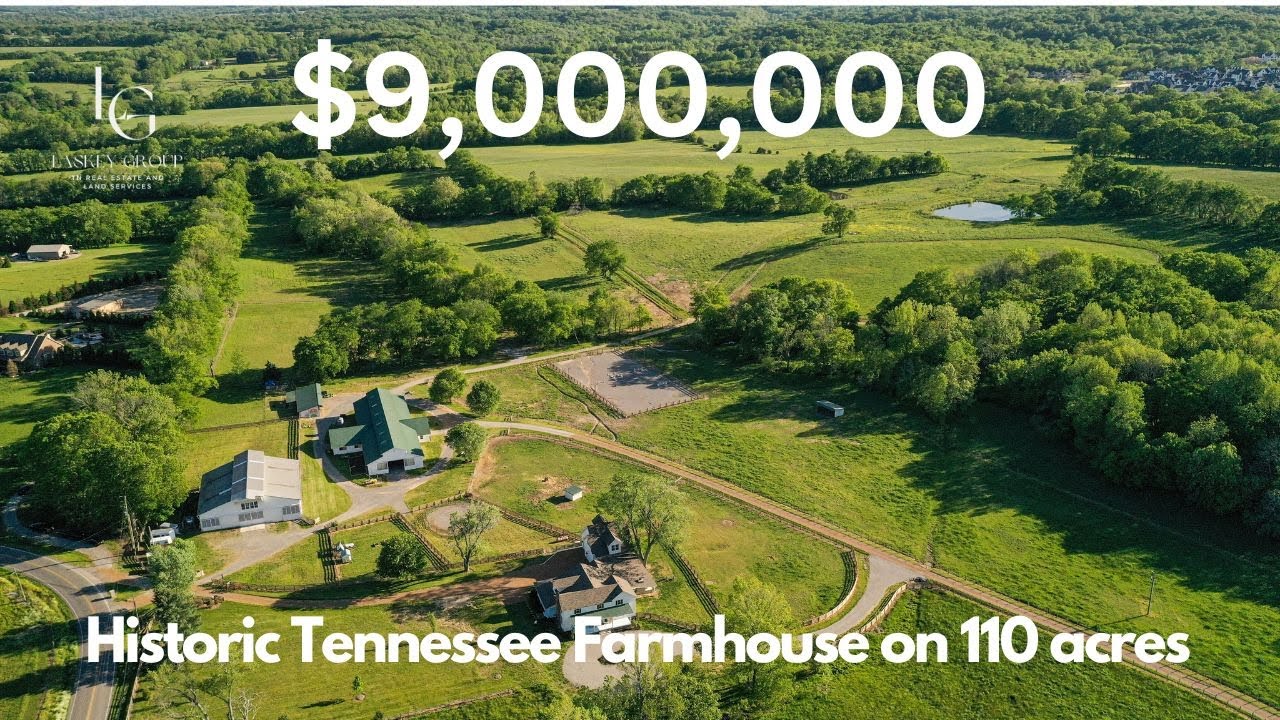 Remodeled Historic Tennessee Farmhouse on 110 Acres - YouTube
