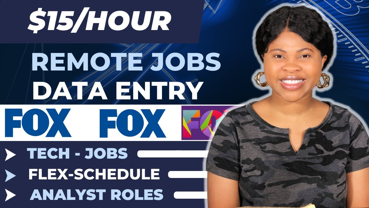 Data Entry Jobs Work From Home: Remote Jobs, Analyst role, Tech Jobs ...