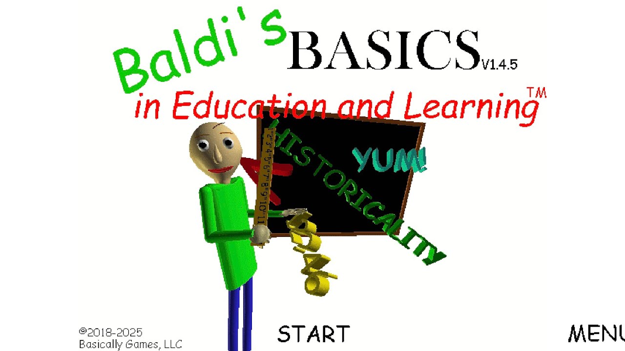 Baldi's Basics Run Compilation! Baldi's Basics Video 17. - YouTube