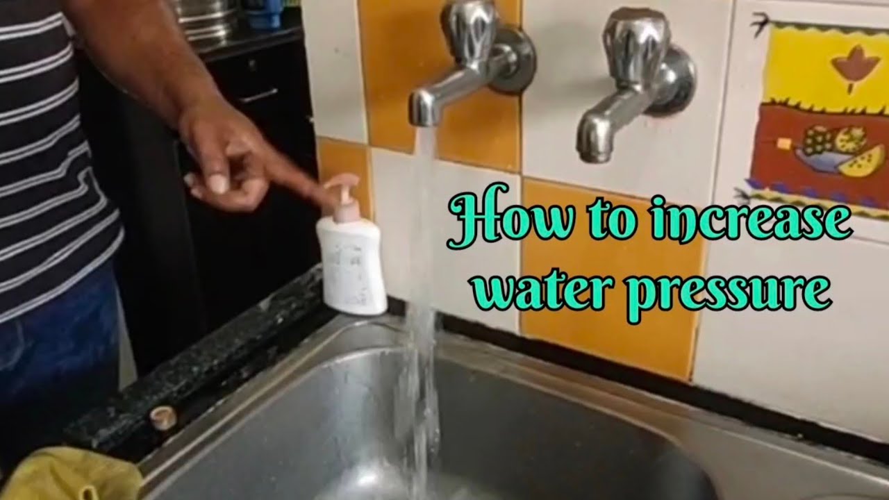 Kitchen sink tap water slow | Low water pressure in kitchen faucet # ...