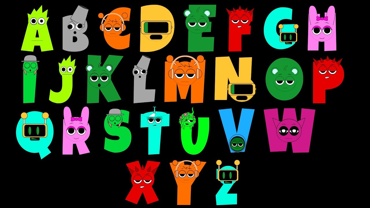 Sprunki game Letters ABC Song | Sprunki ABC Challenge Fast Letter Game ...