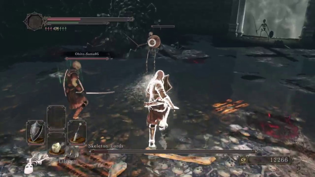 DARK SOULS™ II:Defeating Skeleton lords for an ally - YouTube