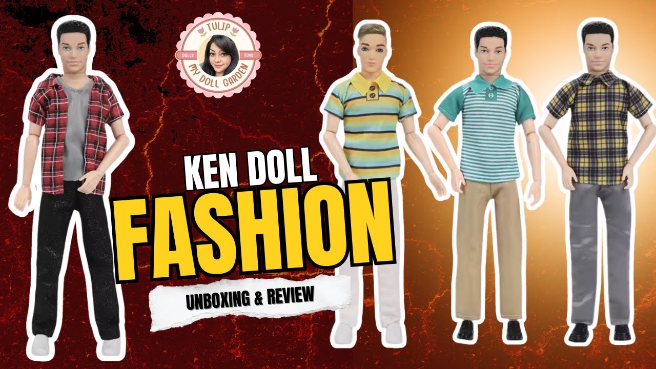 TEMU KEN DOLL FASHION Packs Unboxing & Review - YouTube