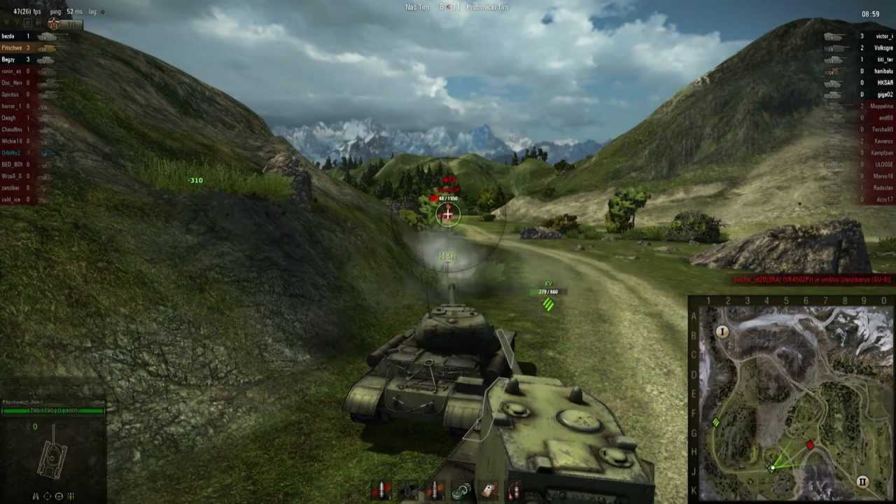 World of Tanks - IS4 - Mountain pass [Full HD] - YouTube