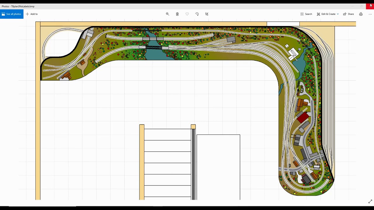 N-scale track-plan for an attic bonus room - YouTube