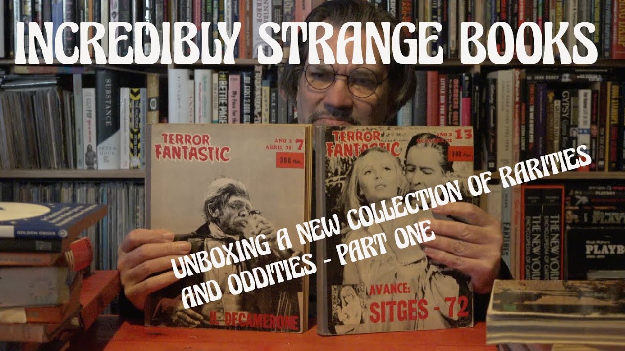 INCREDIBLY STRANGE BOOKS! Unboxing a New Collection of Rare and Curious ...