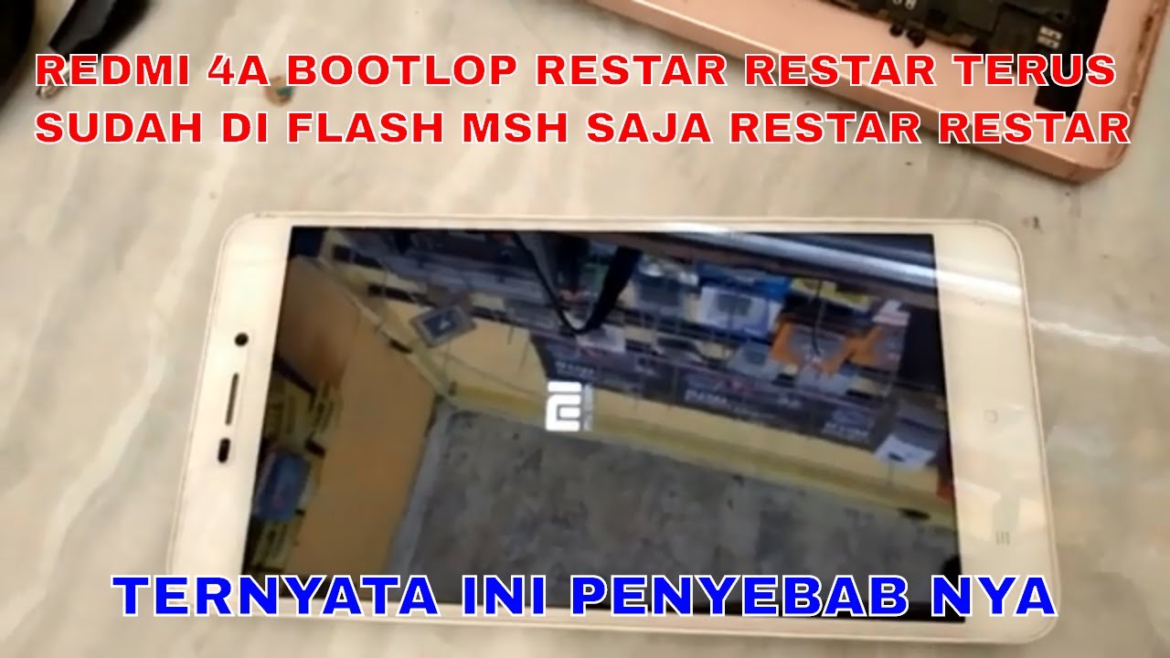 Redmi 4a bootloop bandel - YouTube