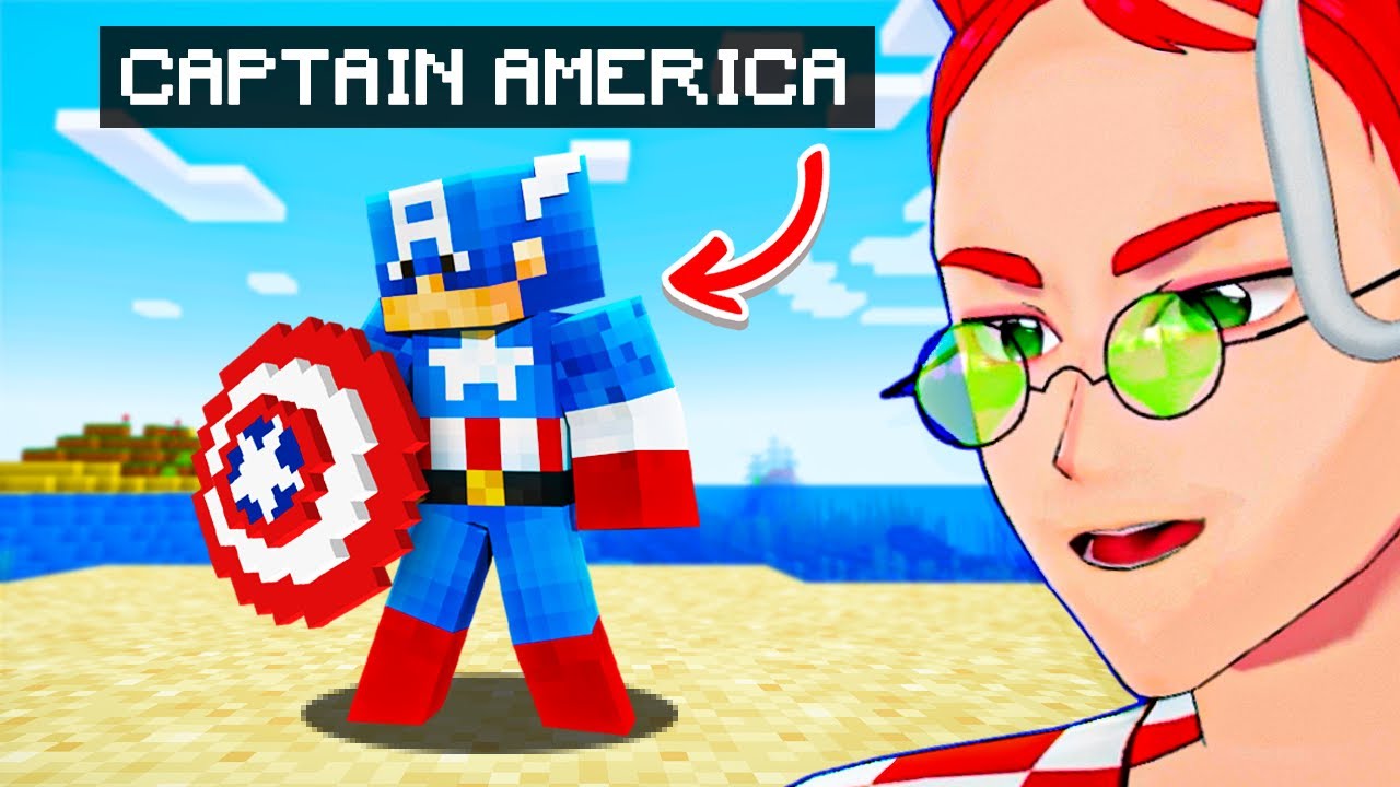 Adopted By CAPTAIN AMERICA In MINECRAFT! (MINECRAFT RP Mods) - YouTube