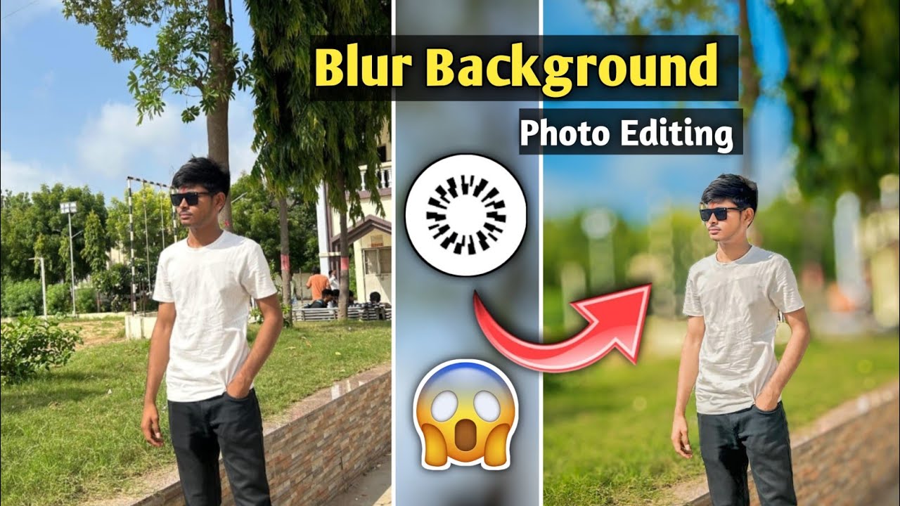 How To Click DSLR Camera Pic On Mobile | Blur Background Photo Editing ...