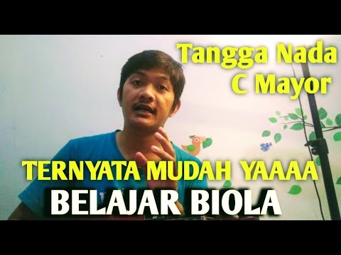 Belajar biola tangga nada C Mayor - YouTube